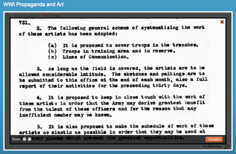 Art as Propaganda in World War I – Education Updates