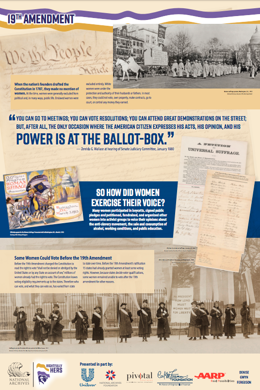 Women’s Suffrage Posters & Displays – Education Updates