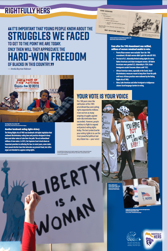 Women’s Suffrage Posters & Displays – Education Updates